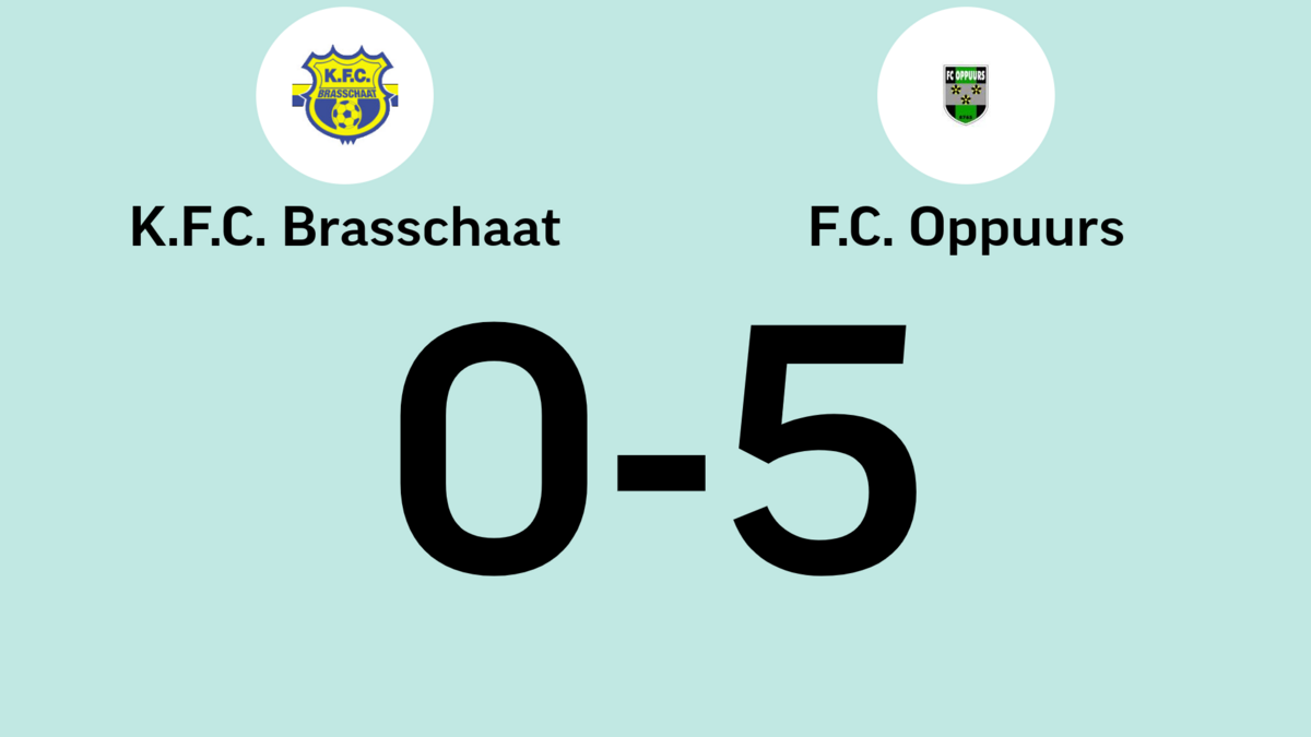 Weergaloze Van Gool leidt Oppuurs langs Brasschaat | GVA